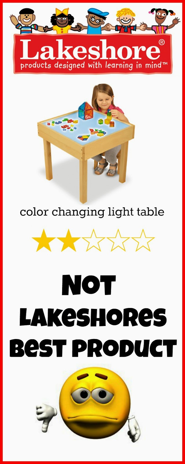 Lakeshore Learning Color Changing Light Table - not worth the price ...